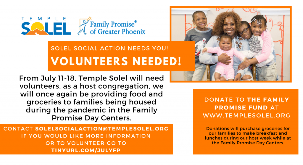 Family Promise Week : Temple Solel