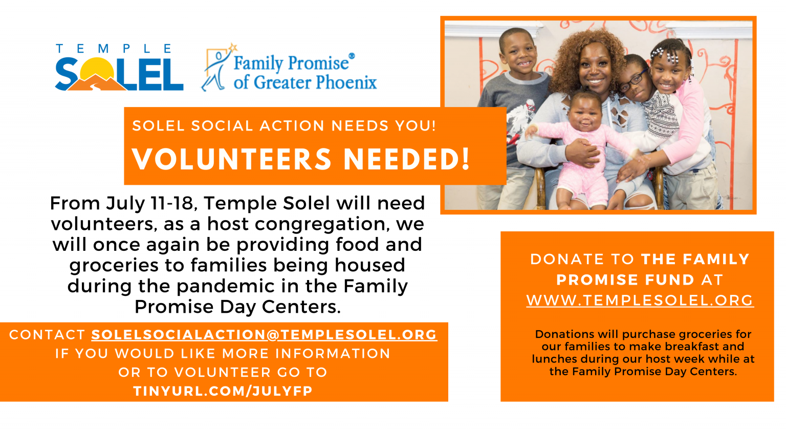 Family Promise Week : Temple Solel